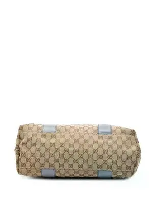 Gucci Gg Canvas Bamboo Libeccio Tote Bag