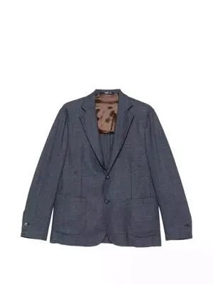 BARBA NAPOLI Check-pattern Blazer