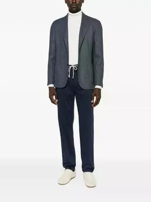 BARBA NAPOLI Check-pattern Blazer