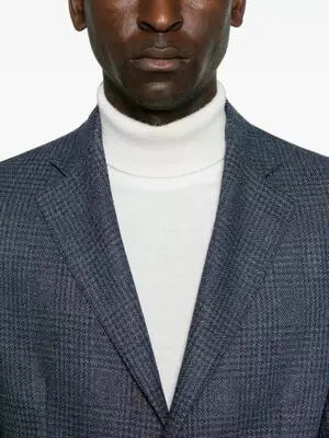 BARBA NAPOLI Check-pattern Blazer