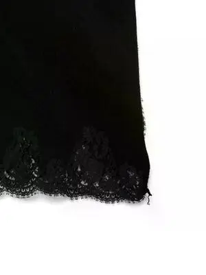 ERMANNO FIRENZE Lace-trim Scarf