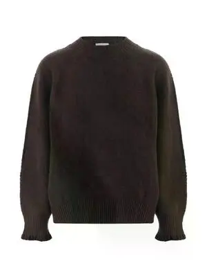OLIVER LATTUGHI Raglan-sleeve Cashmere Sweater - Brown