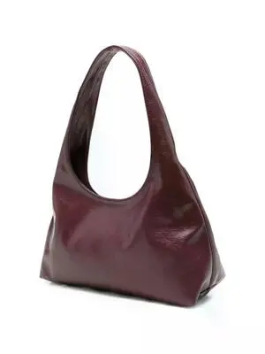 A.p.c. Logo-print Patent-finish Tote Bag - Purple