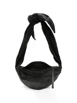 AUTENTICA 504 Adara Knotted Leather Shoulder Bag