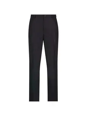 Tagliatore Pressed-crease Tailored Trousers - Blue