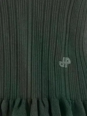PATOU Ruffled Ribbed Sweater