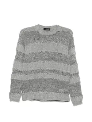 Fabiana Filippi Striped Open-knit Sweater