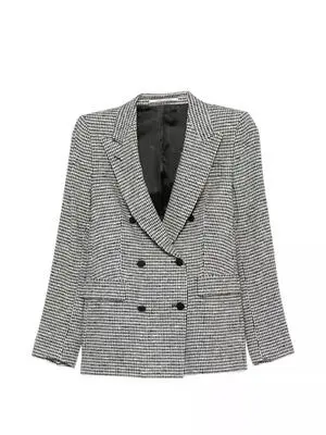 Tagliatore Houndstooth Double-breasted Jacket