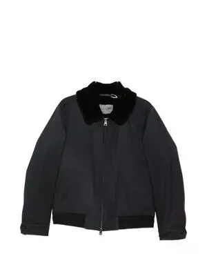 MANZONI 24 Shearling-collar Zip-up Jacket