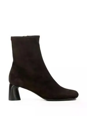 HALMANERA Suede Ankle Boots - Brown
