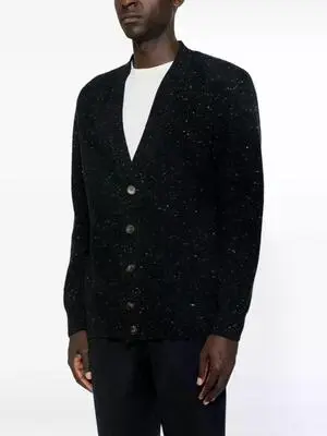 Eleventy Flecked V-neck Cardigan