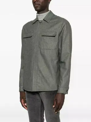 Eleventy Flap-pocket Shirt Jacket