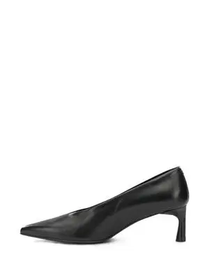 HALMANERA Leather Pointed-toe Pumps