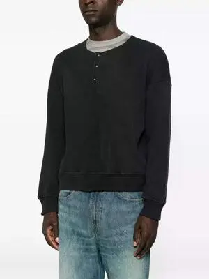 Our Legacy Ribbed Henley Sweater