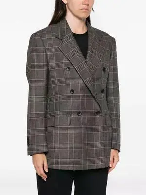 Tagliatore Double-breasted Check-pattern Jacket