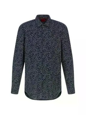 BOSS Patterned Shirt - Blue
