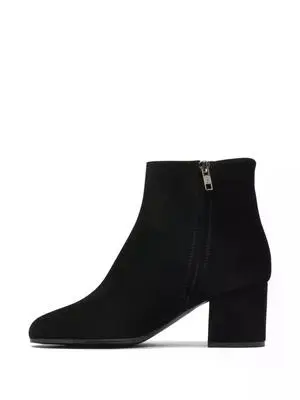 VIA ROMA 15 Suede-finish Ankle Boots