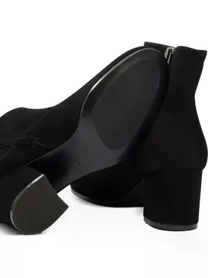 VIA ROMA 15 Suede-finish Ankle Boots