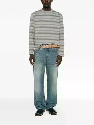 Our Legacy Box Striped Long-sleeve T-shirt - Blue