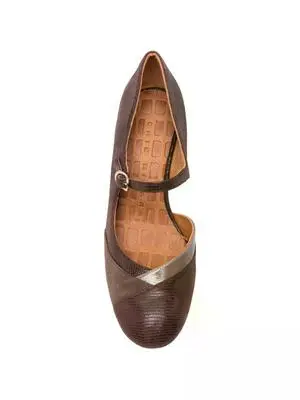Chie Mihara Fyasa Lizard-effect Leather Pumps