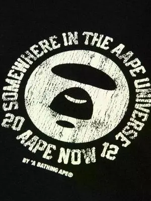 AAPE BY *A BATHING APE Moonface Graphic-print T-shirt