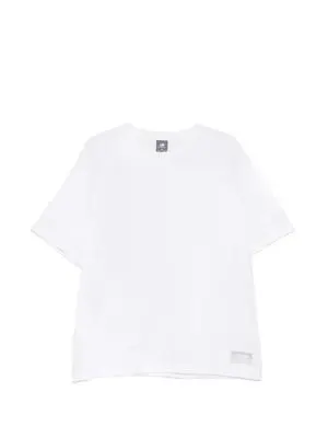 NEW BALANCE Raglan-sleeve Logo-print T-shirt - White