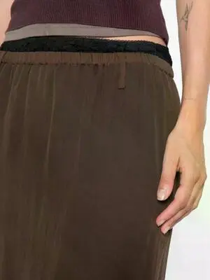 N°21 Lace-trim Rock Skirt