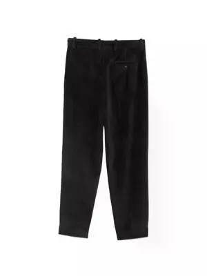 CIRCOLO 1901 Corduroy-effect Straight-leg Trousers - Black