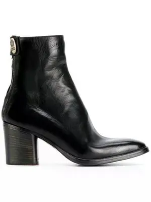 ALBERTO FASCIANI Mid Heel Ankle Boots - Black