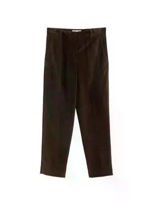 CIRCOLO 1901 Corduroy Straight-leg Trousers - Brown