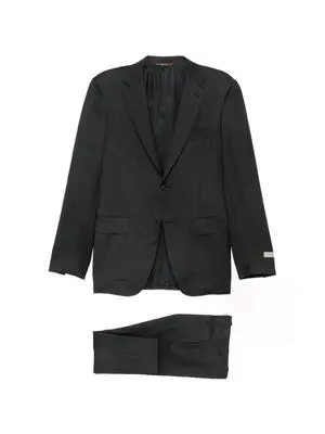 Canali Single-breasted Notched-lapels Suit - Grey