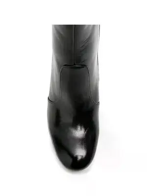 Chie Mihara Manel Croc-effect Leather Ankle Boots