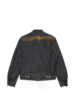 Nudie Jeans Conny Contrast-stitch Denim Jacket - Blue