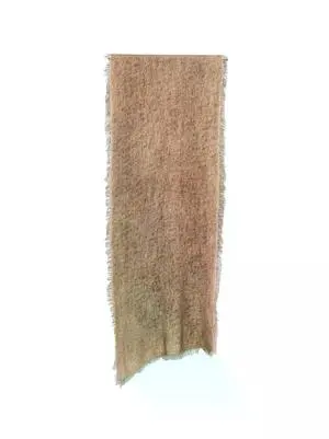 Avant Toi Frayed Cashmere Scarf - Neutrals