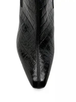 Chie Mihara Coronel Croc-effect Ankle Boots