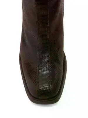 Chie Mihara Kanna49 Lizard-effect Ankle Boots