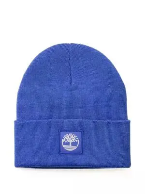 Timberland Logo-patch Beanie Hat - Blue