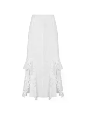 Moschino Broderie-anglaise Maxi Skirt