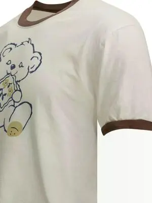 Kapital Bear-print Ringer T-shirt