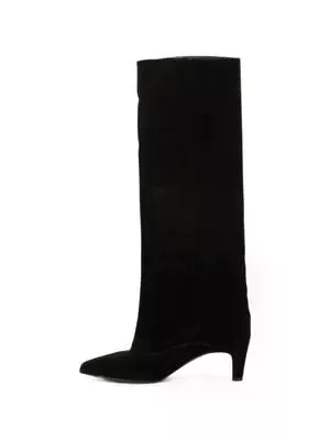 STRATEGIA SHOES Pointed-toe Suede Boots