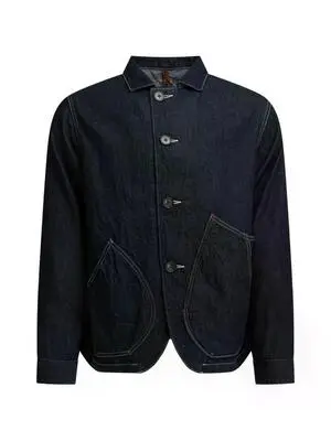 Kapital Contrast-stitch Denim Jacket - Blue