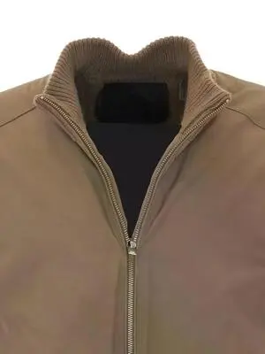Moose Knuckles Ribbed-knit Panelled Jacket