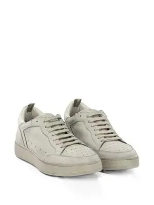 Officine Creative The Answer 005 Perforated Leather Sneakers - Neutrals