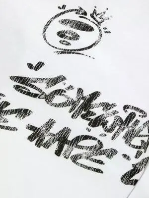 AAPE BY *A BATHING APE Moonface Graffiti-print T-shirt