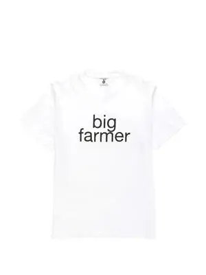 SERVICE WORKS Big Farmer Slogan-print T-shirt