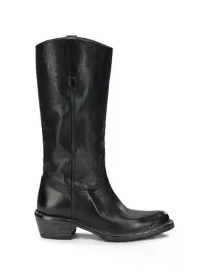 Moma Dallas Knee-high Boots - Black