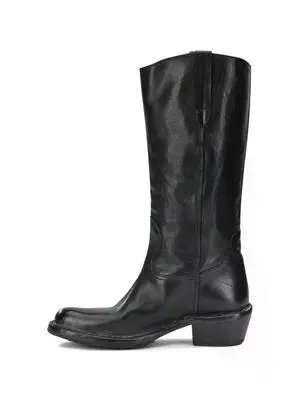 Moma Dallas Knee-high Boots - Black
