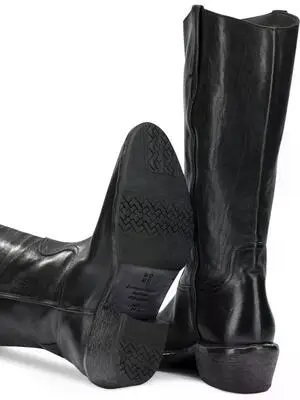 Moma Dallas Knee-high Boots - Black