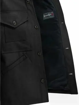 CECCARELLI Wool Pocket-detail Overshirt