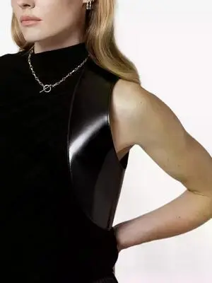 AZLEE Large Motif Double-link Necklace